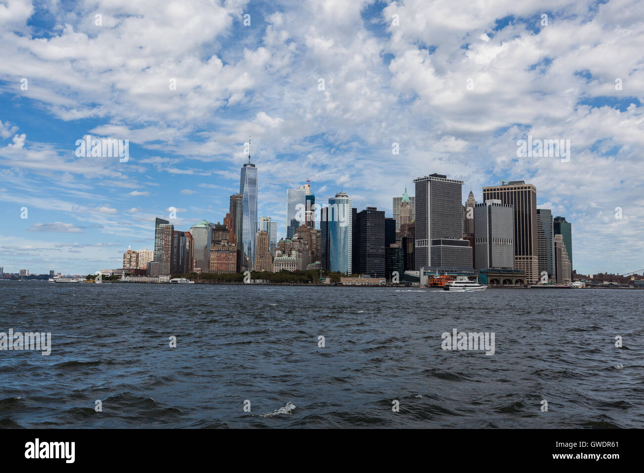 View of Southern Manhattan skyline Stock Photo - Alamy