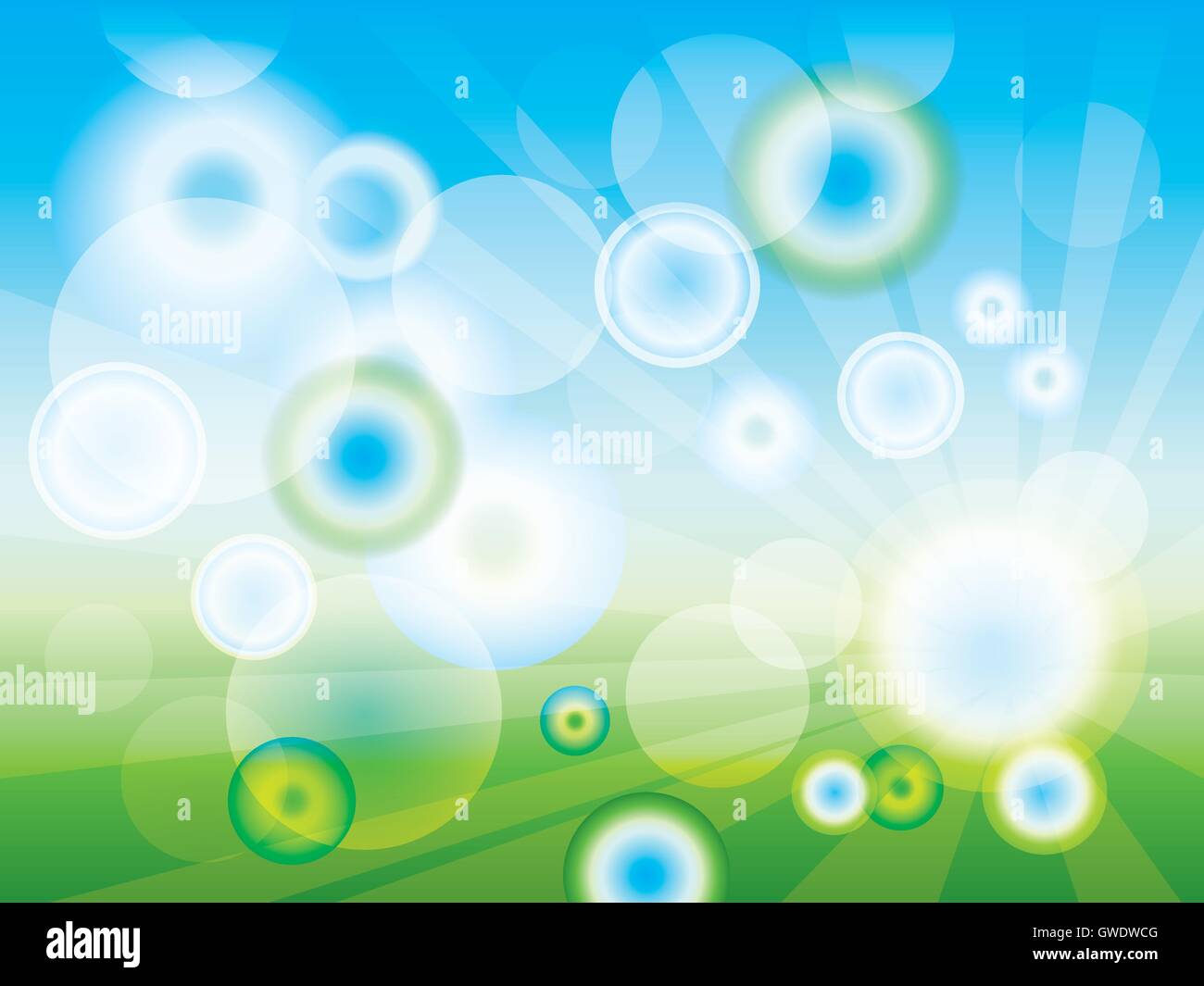 Abstract clean green background in EPS-10. Color bright decorative ...