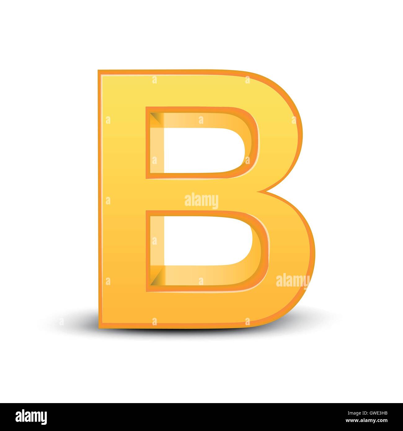 Yellow b Stock Vector Images - Alamy