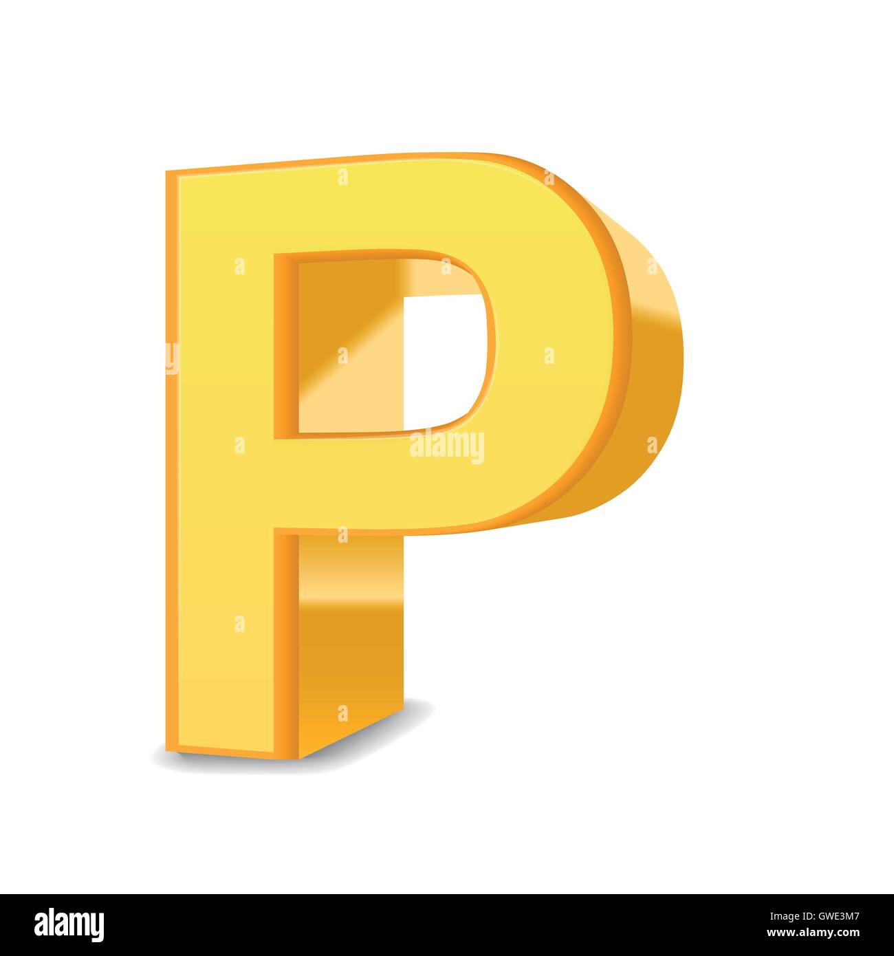 Yellow letter p hi-res stock photography and images - Alamy