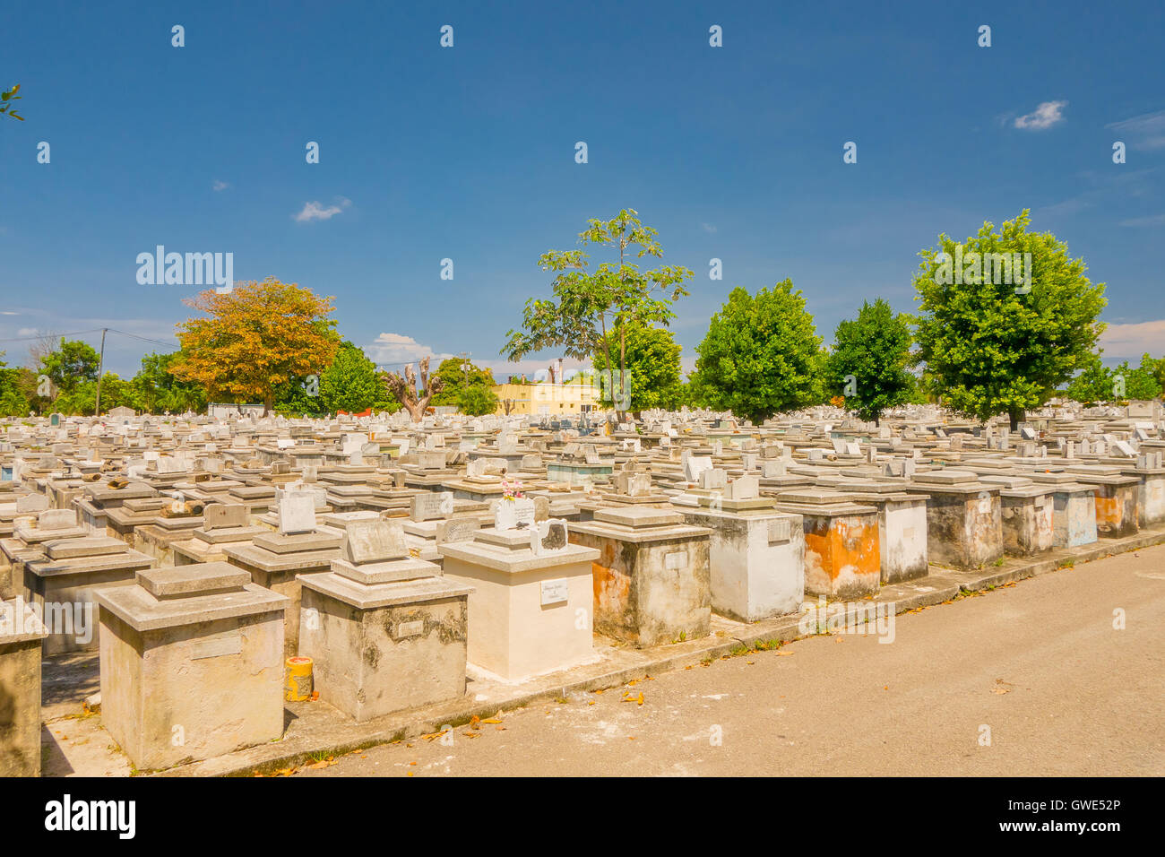 HAVANA, CUBA - SEPTEMBER 1, 2015:The Colon Cemetery, or more fully in ...