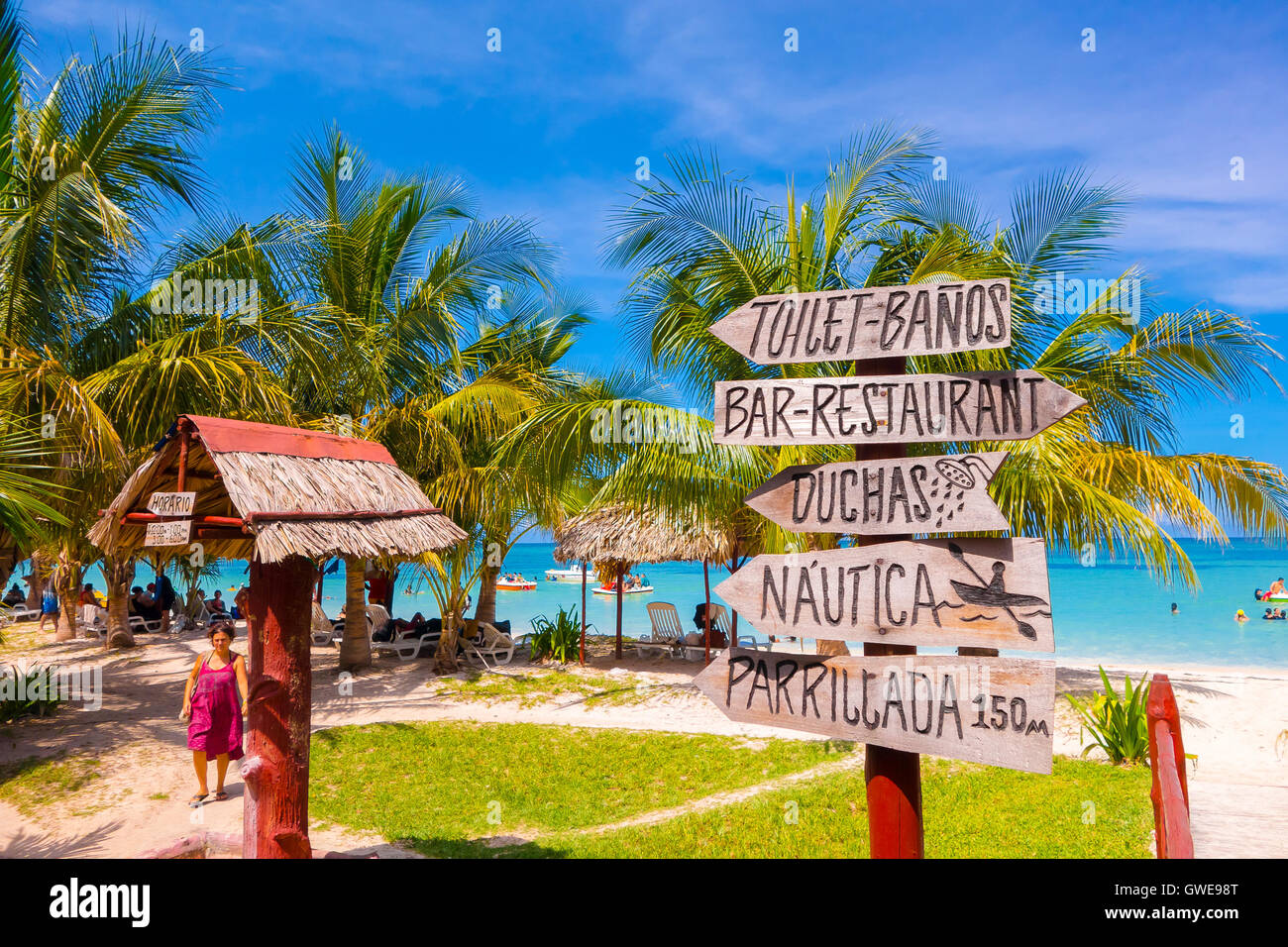 VINALES, CUBA - SEPTEMBER 12, 2015: Cayo Jutias beach in the northern ...