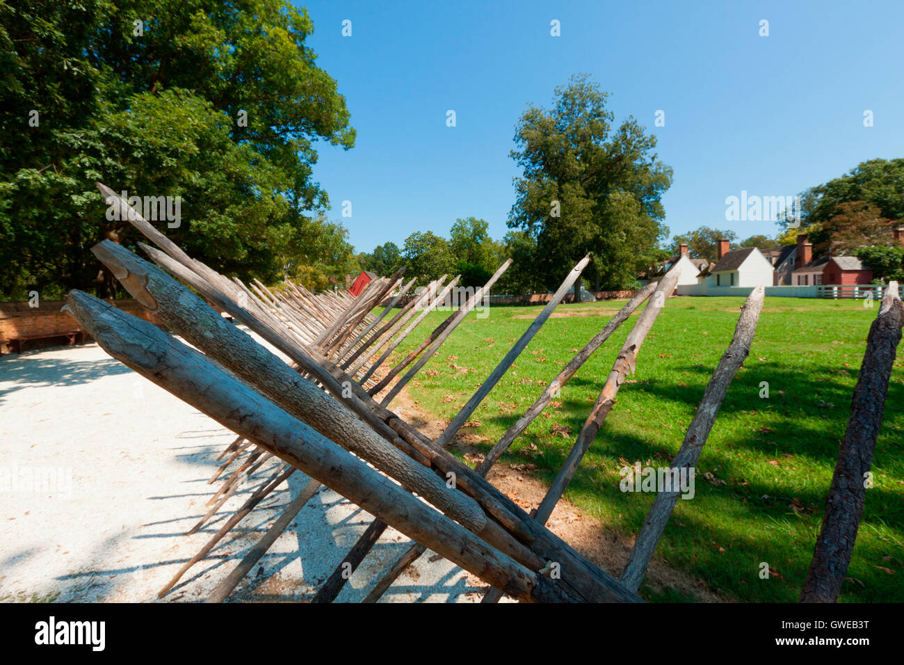 View of the ancient wooden fence on the farm Stock Photo - Alamy