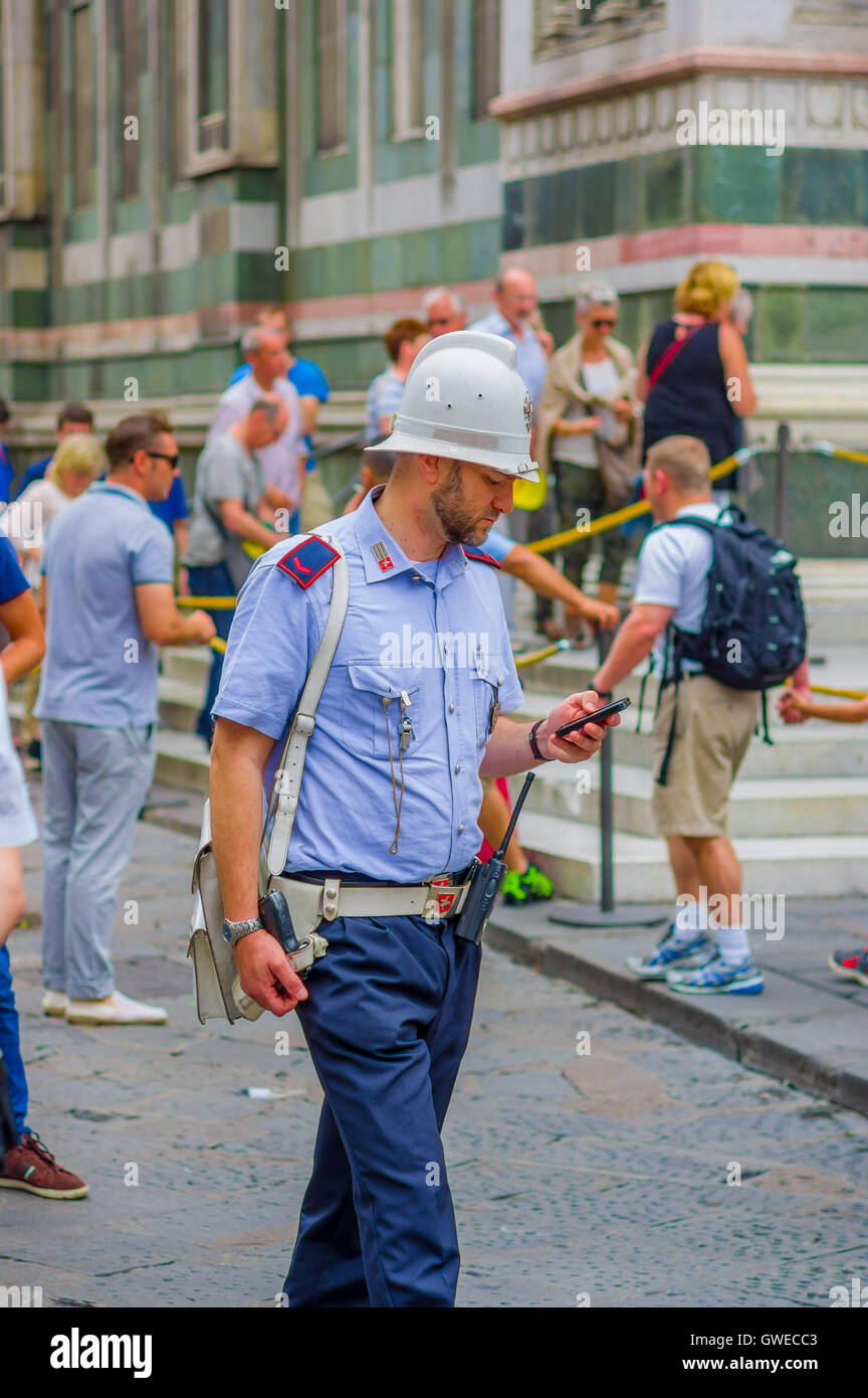 Handsome italian policeman hi-res stock photography and images - Alamy