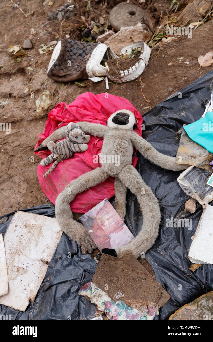STATEN ISLAND, USA - NOVEMBER 4: The images of devastation caused by ...