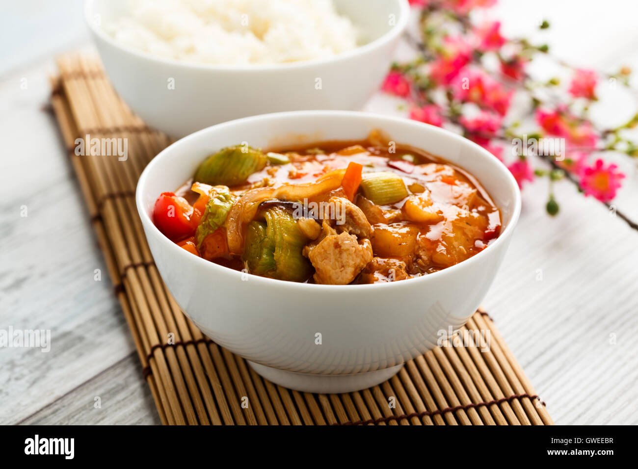 Dish basmati rice chopsticks hi-res stock photography and images - Alamy
