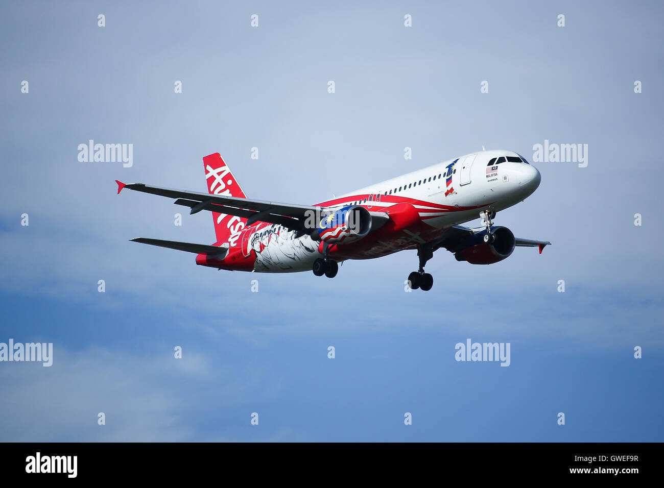 9M-AFP Airbus A320-200 of Airasia Stock Photo - Alamy