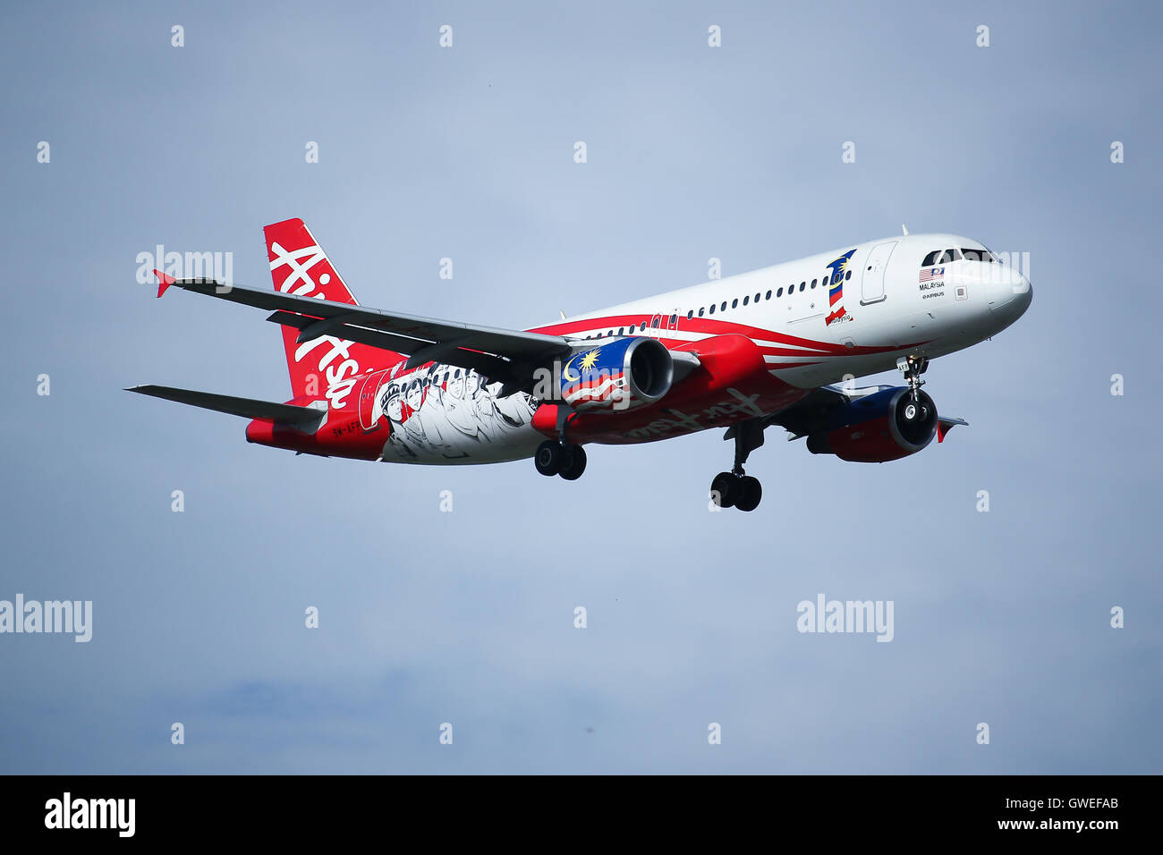 9M-AFP Airbus A320-200 of Airasia Stock Photo - Alamy