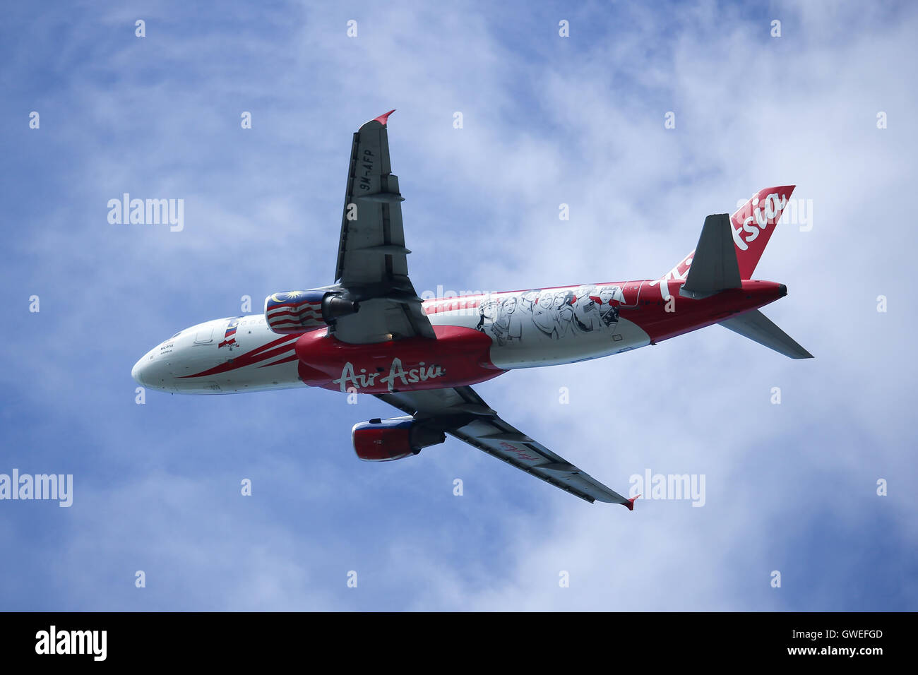 9M-AFP Airbus A320-200 of Airasia Stock Photo - Alamy