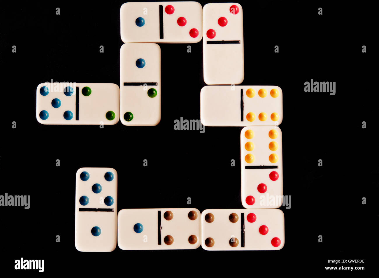 Dominoes tiles hi-res stock photography and images - Alamy