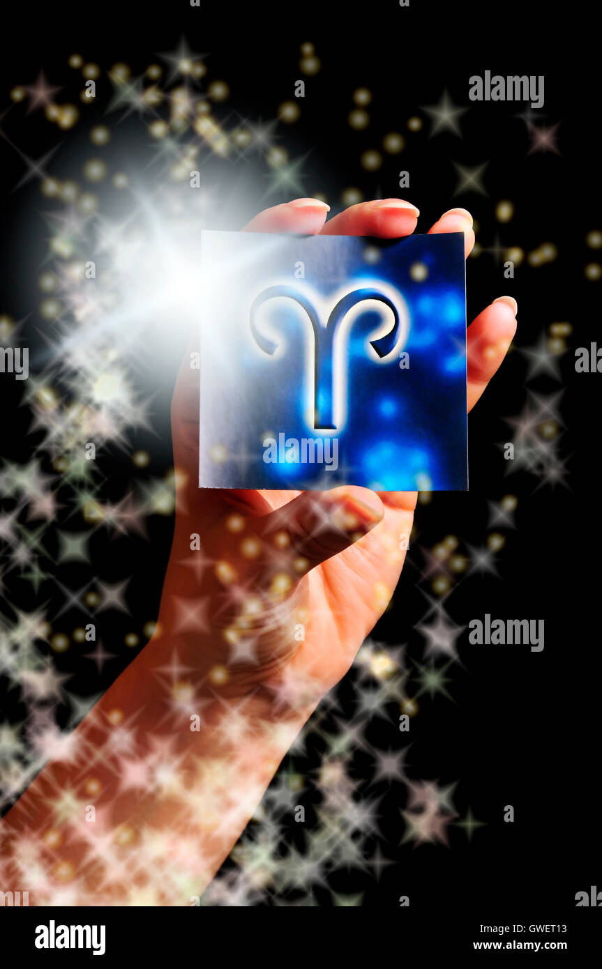 astrology sign of Aries Stock Photo - Alamy