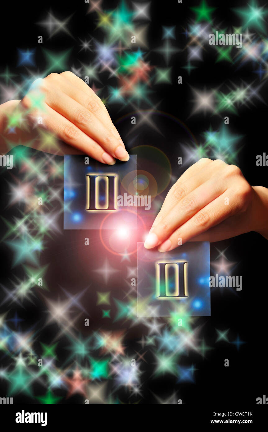 Gemini sign hi-res stock photography and images - Alamy