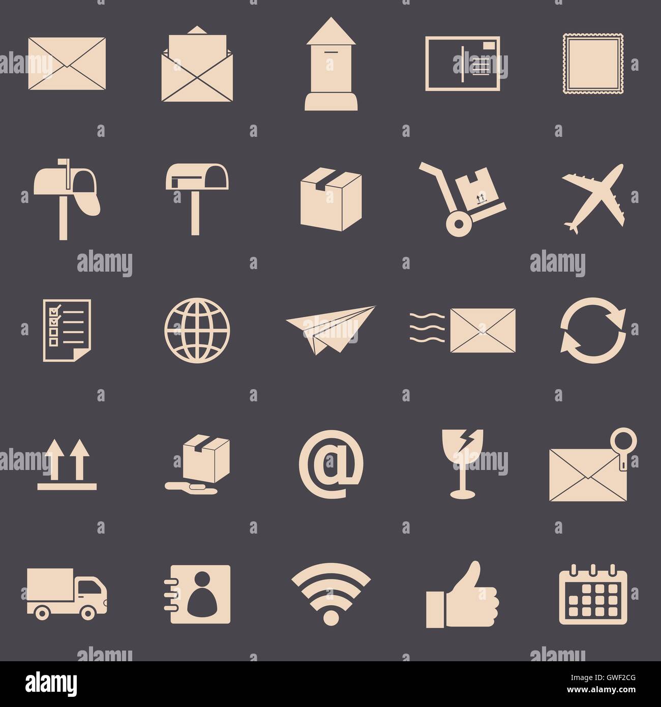 Grey icons hi-res stock photography and images - Alamy