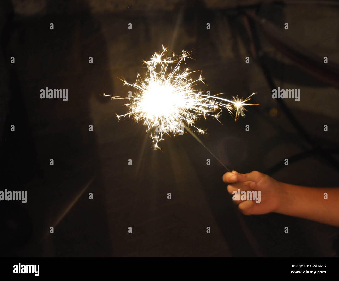 Handheld firework hi-res stock photography and images - Alamy