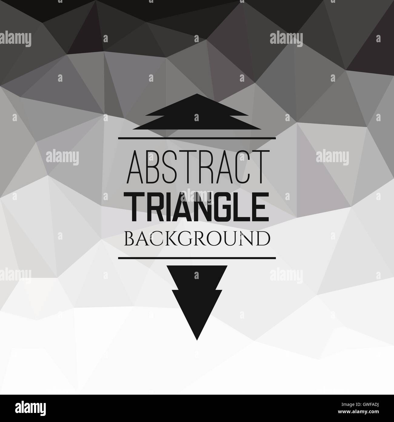 Abstract grey triangle pattern Stock Vector Image & Art - Alamy