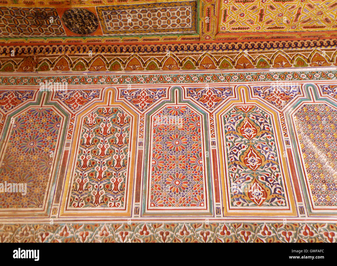Colorful traditional moroccan wall hi-res stock photography and images ...