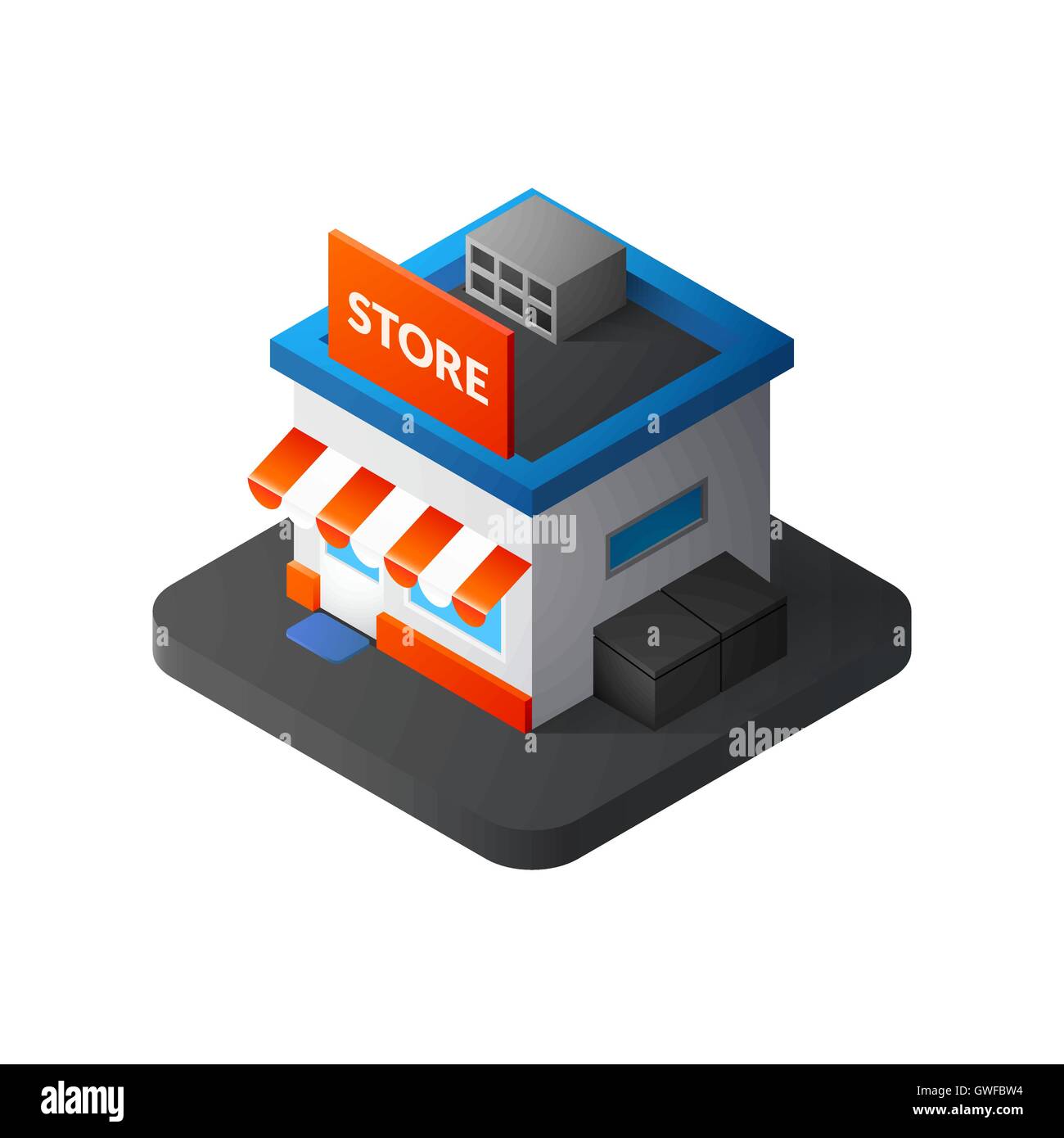 Isometric store hi-res stock photography and images - Alamy