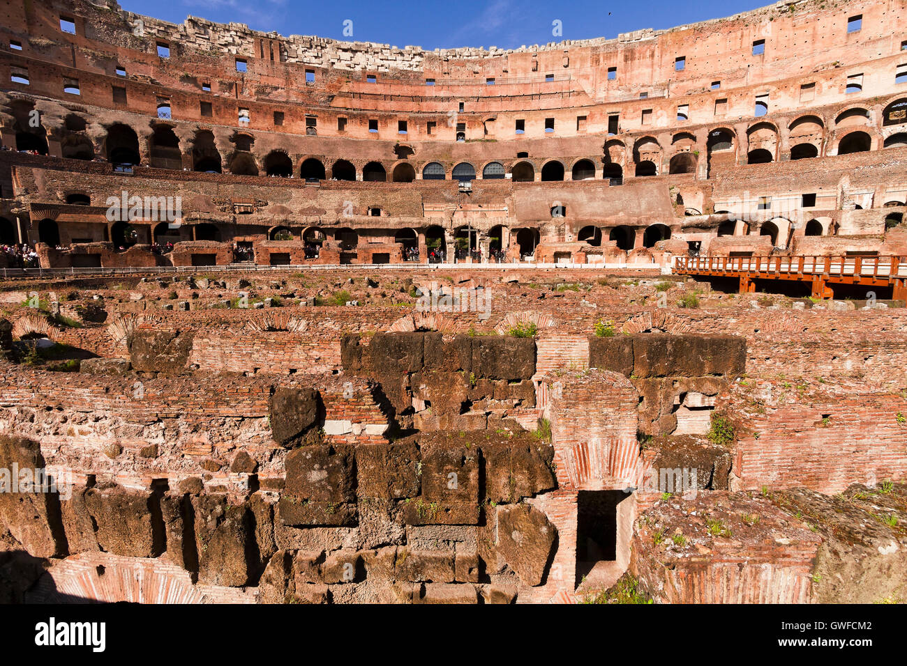 Rome, Italy - April 7, 2013: Ancient Roman Coliseum sees around 4 ...