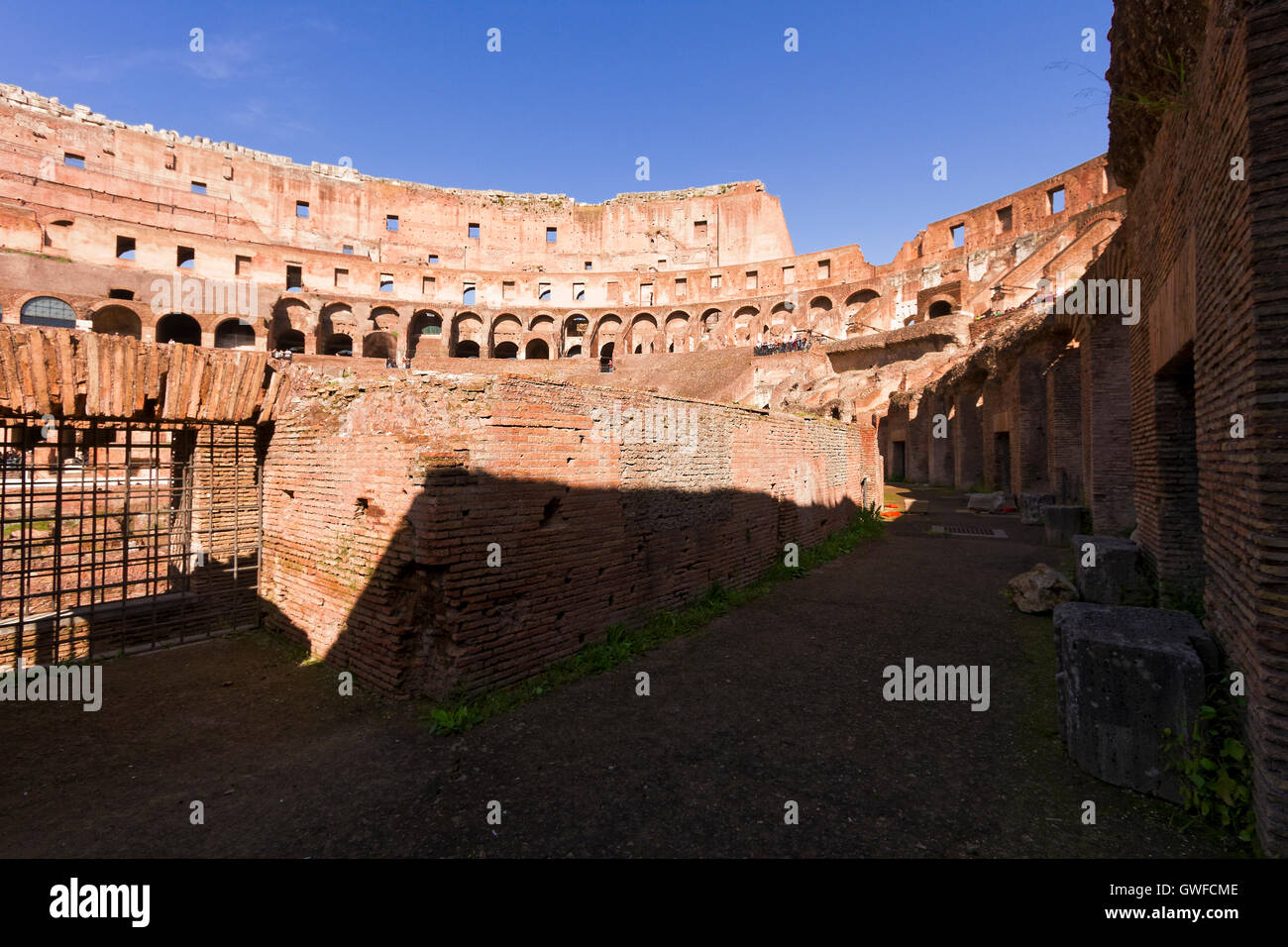 Rome, Italy - April 7, 2013: Ancient Roman Coliseum sees around 4 ...