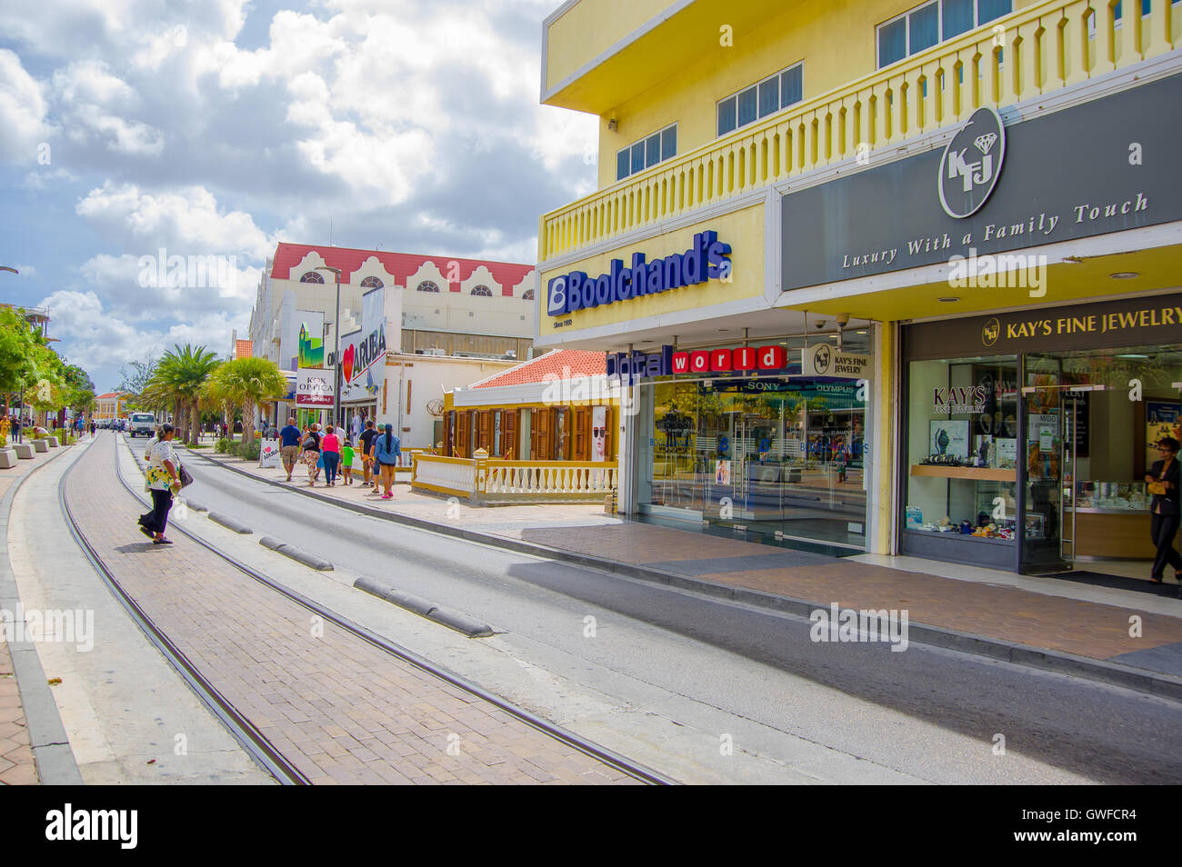 Streets in oranjestad aruba hi-res stock photography and images - Alamy