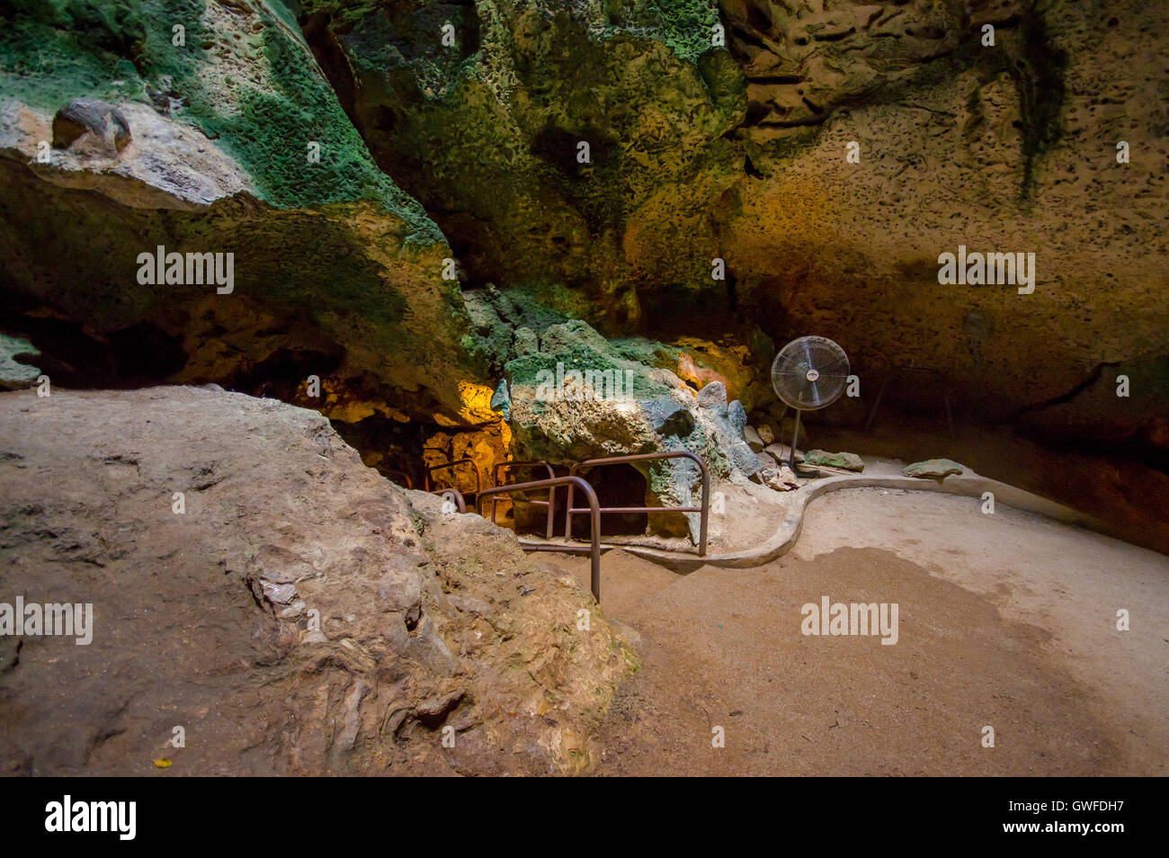HATO, CURACAO - 2 NOVEMBER, 2015: Hato Caves are show caves and popular ...