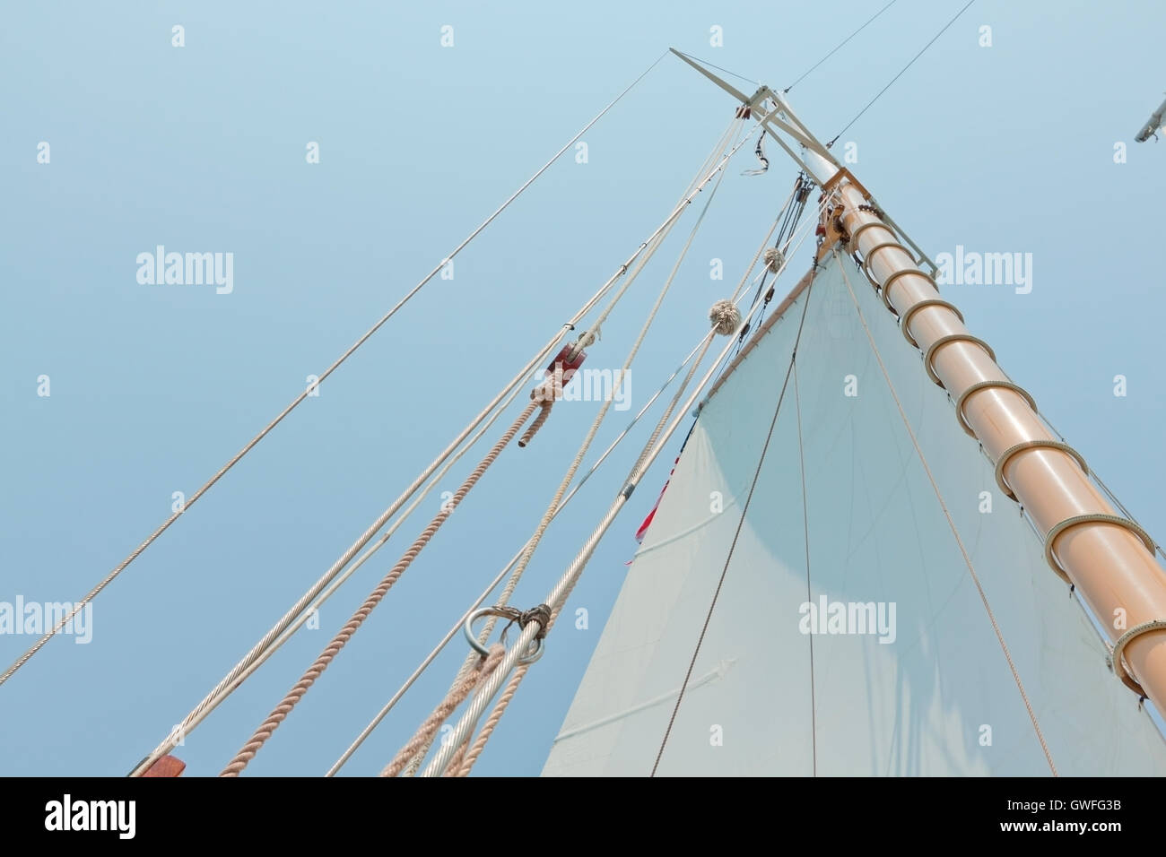 Views of the private sail yacht Stock Photo - Alamy