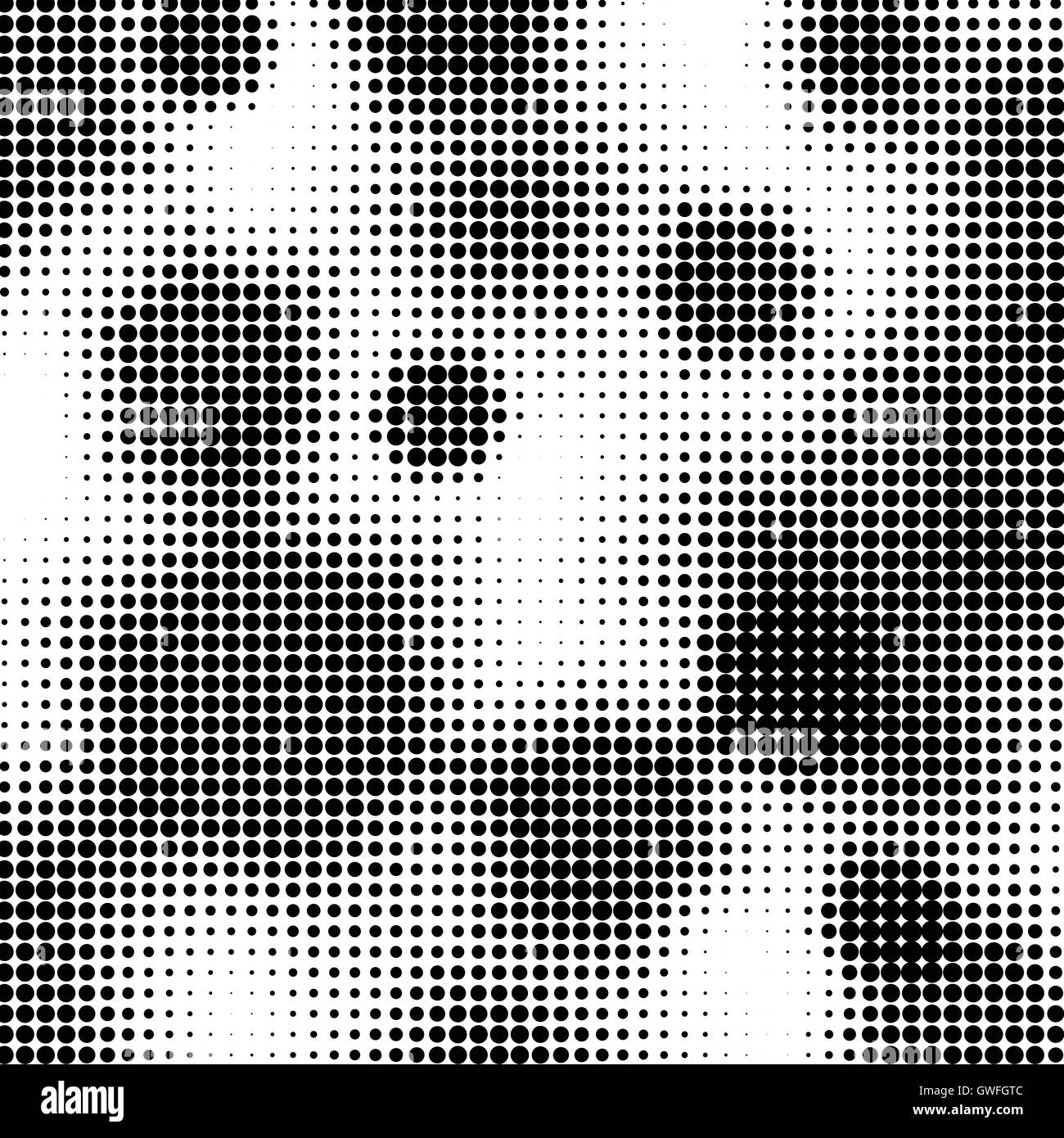 Abstract dotted pattern design on white background Stock Vector Image ...
