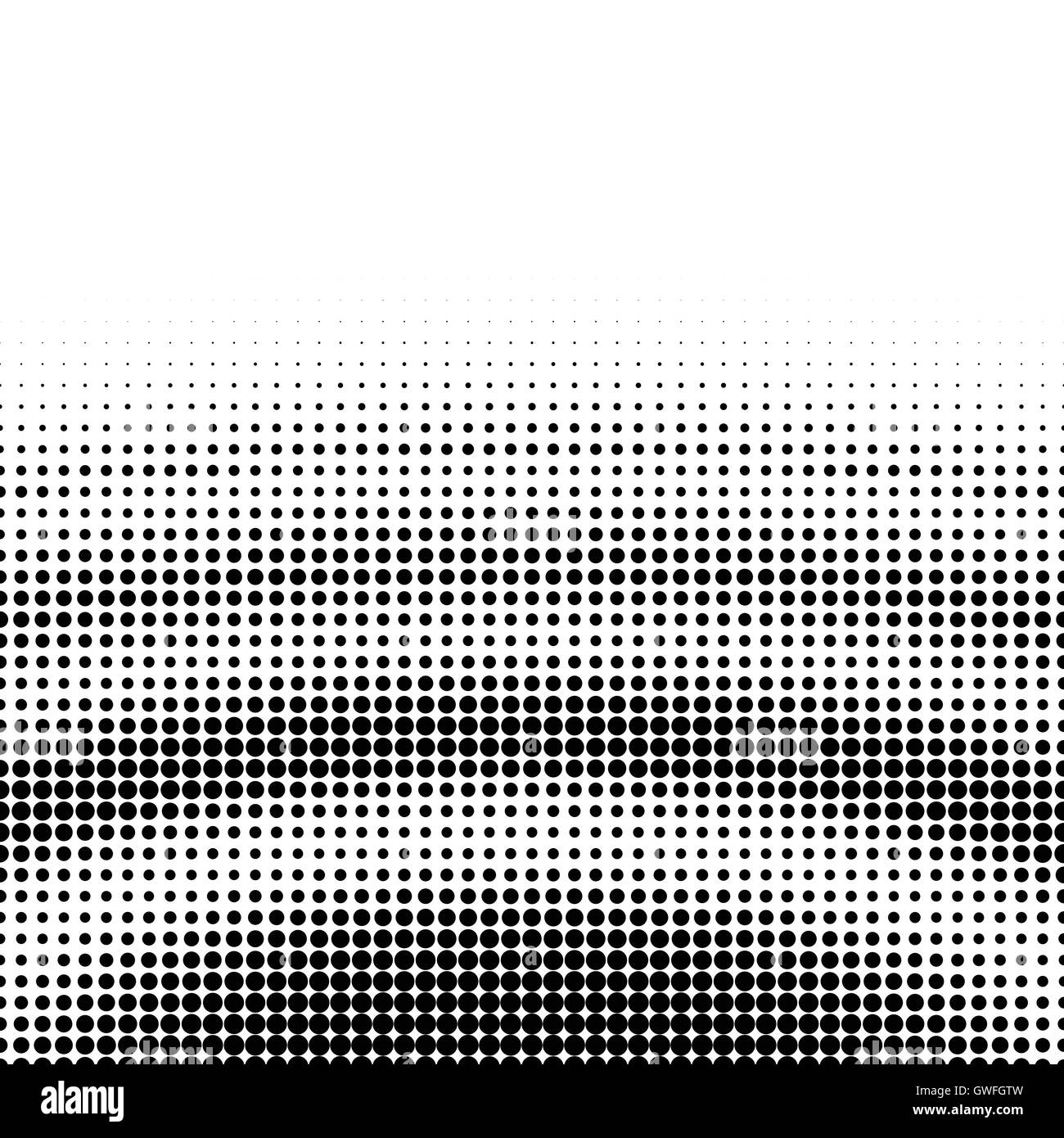 Abstract dotted pattern design on white background. Ripple shape Stock ...