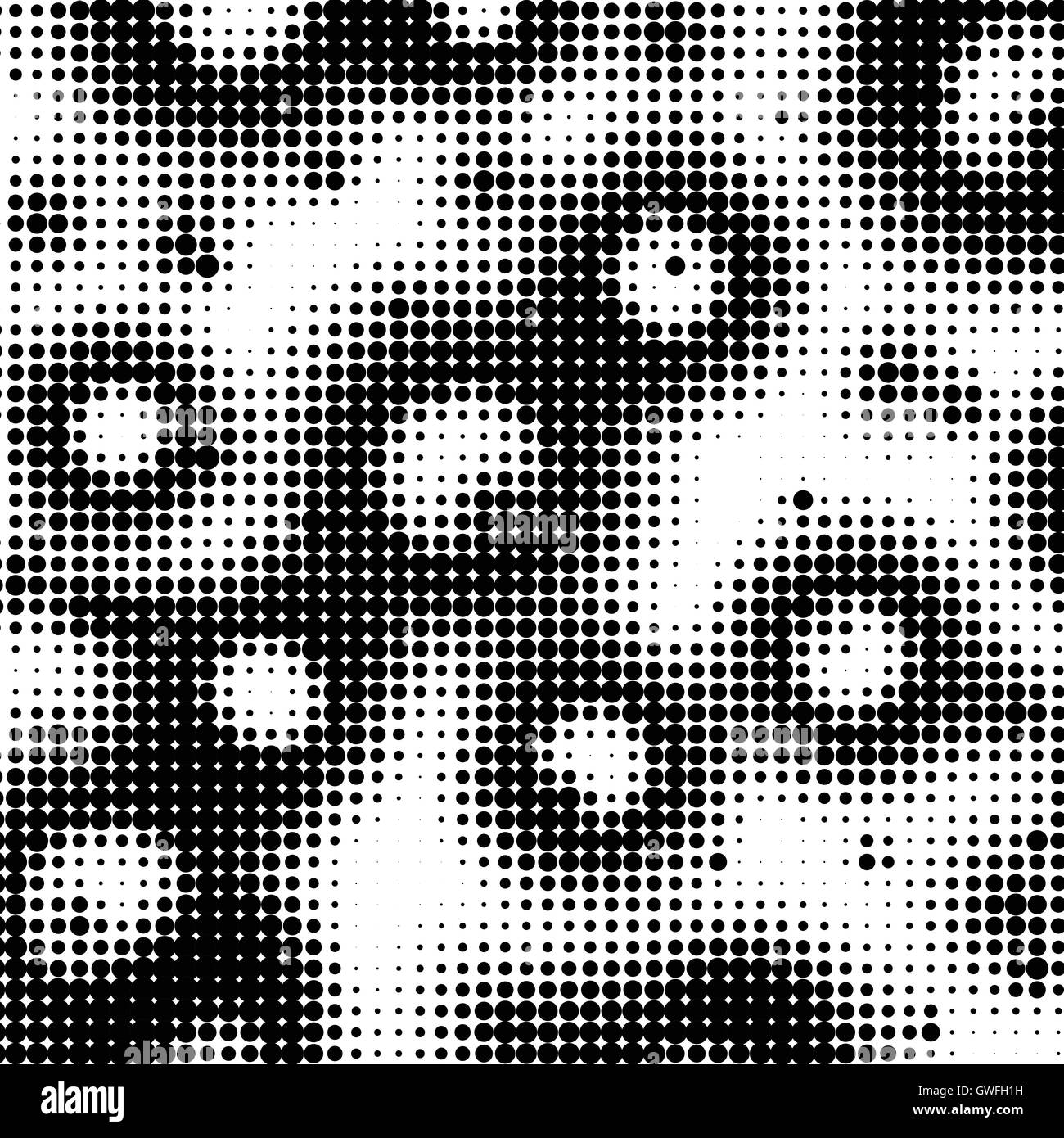 Abstract dotted pattern design on white background Stock Vector Image ...