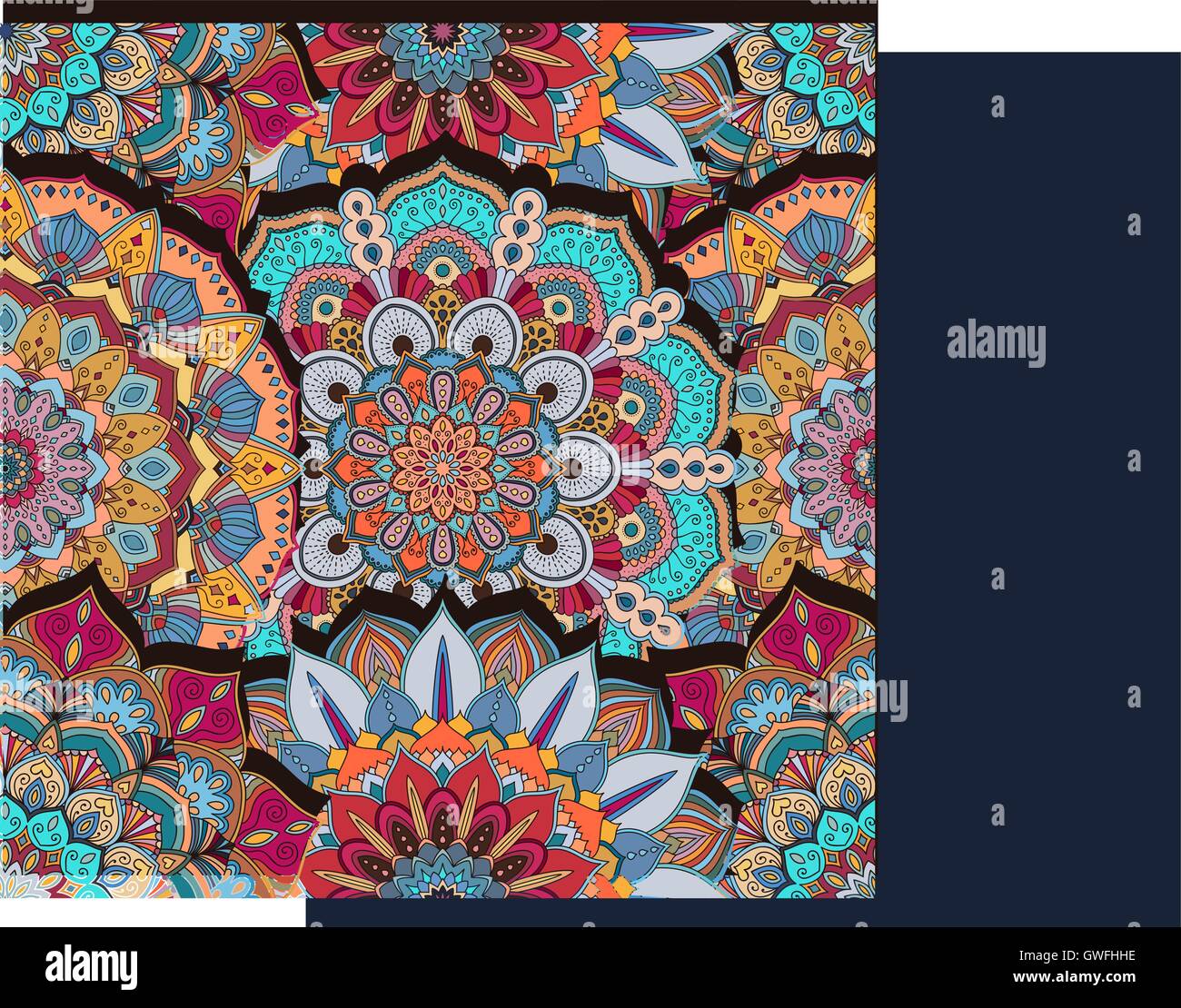 Intricate flower pattern hi-res stock photography and images - Alamy