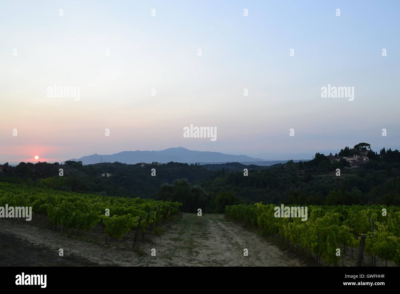 Tuscan sunset hi-res stock photography and images - Alamy
