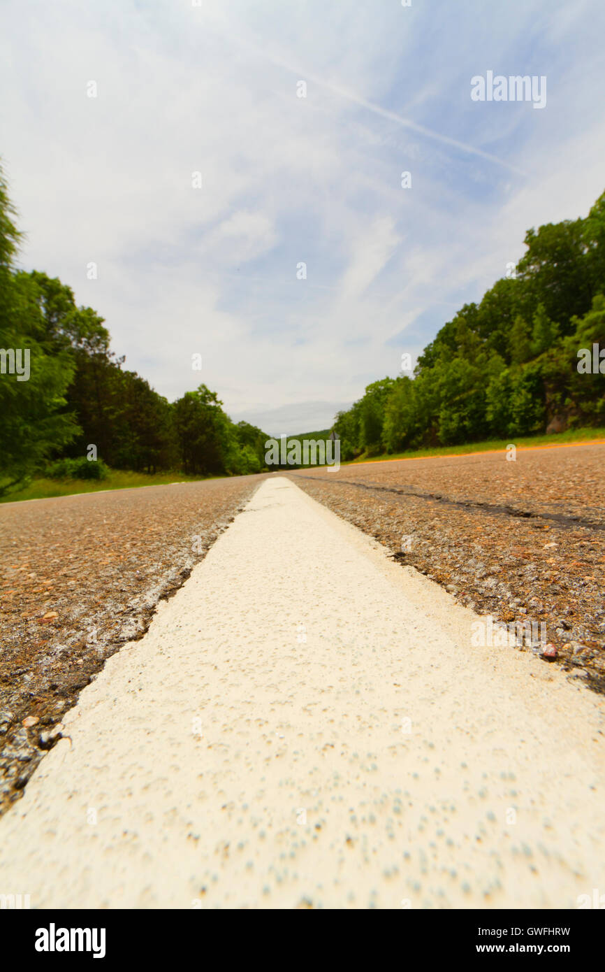 General view of a paved road Stock Photo - Alamy