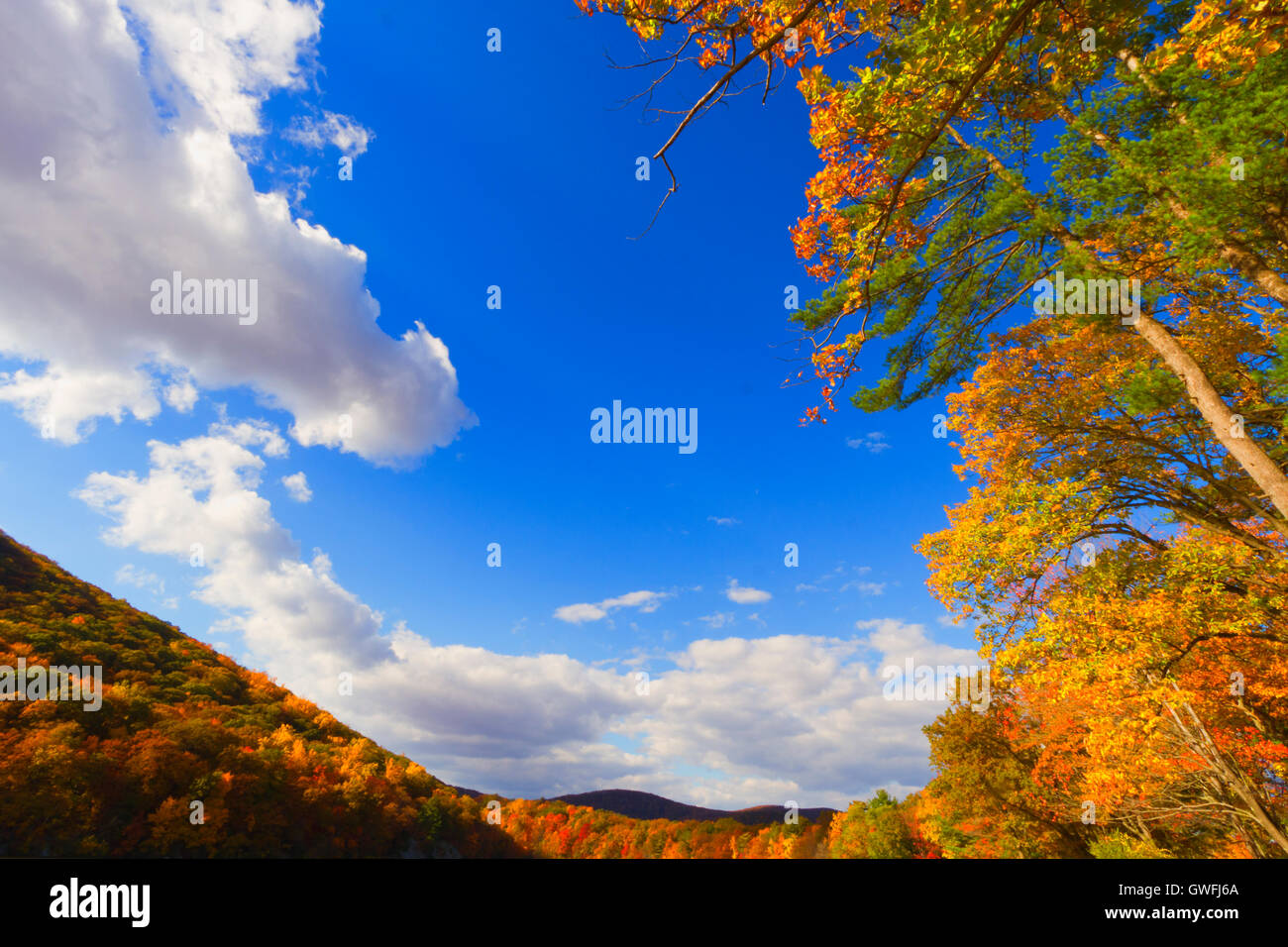Colorful fall scenery landscapes Stock Photo - Alamy