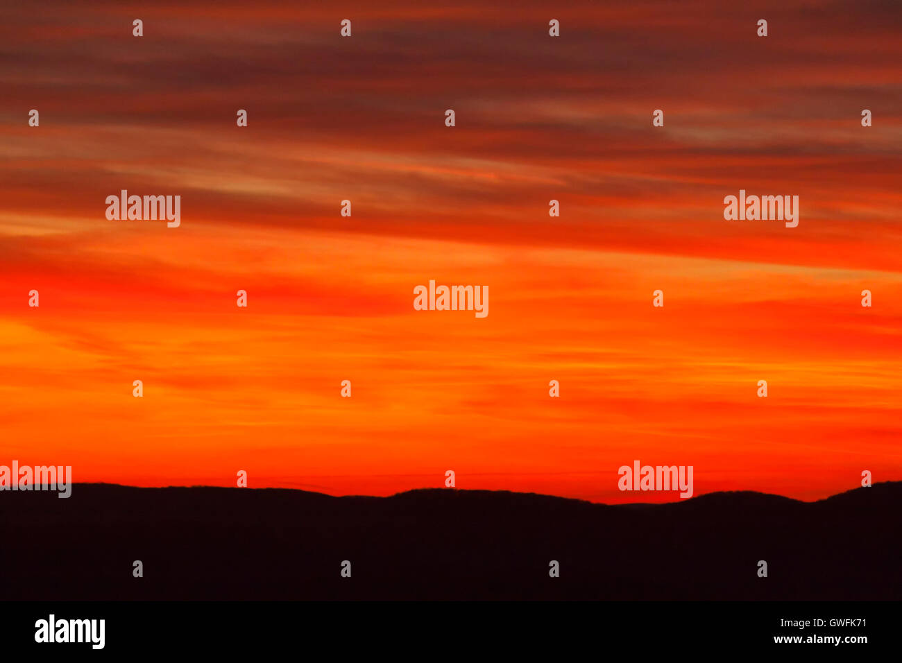 Beautiful natural colors of sunset Stock Photo - Alamy