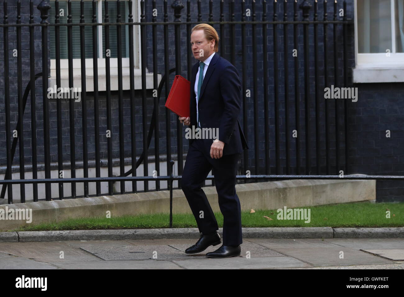 Cabinet Office Minister Ben Gummer arriving in Downing Street, London ...