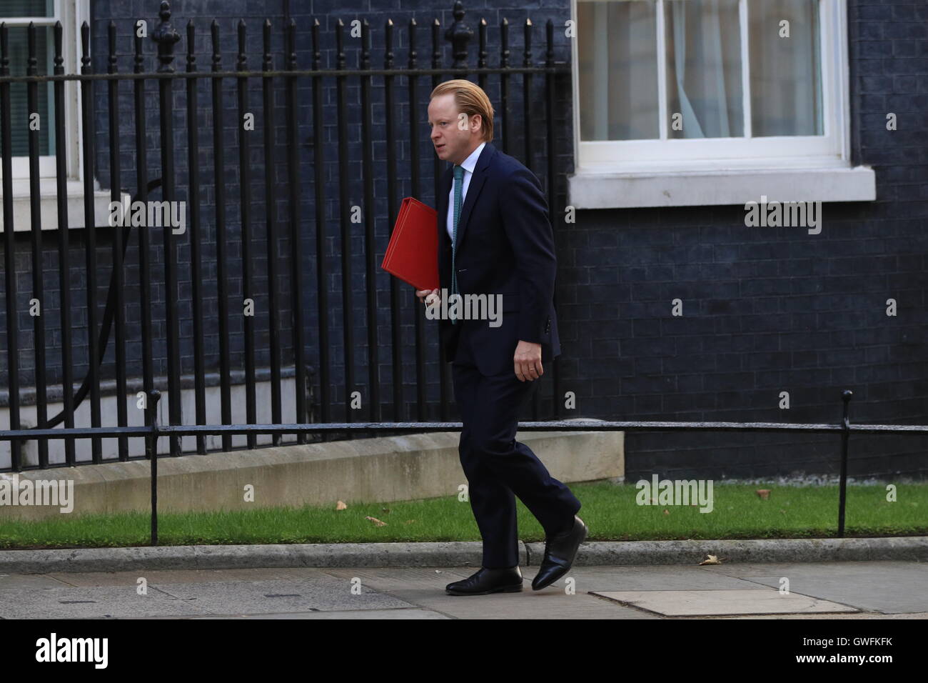 Cabinet Office Minister Ben Gummer arriving in Downing Street, London ...
