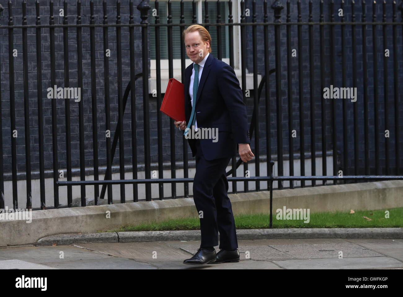 Cabinet Office Minister Ben Gummer arriving in Downing Street, London ...