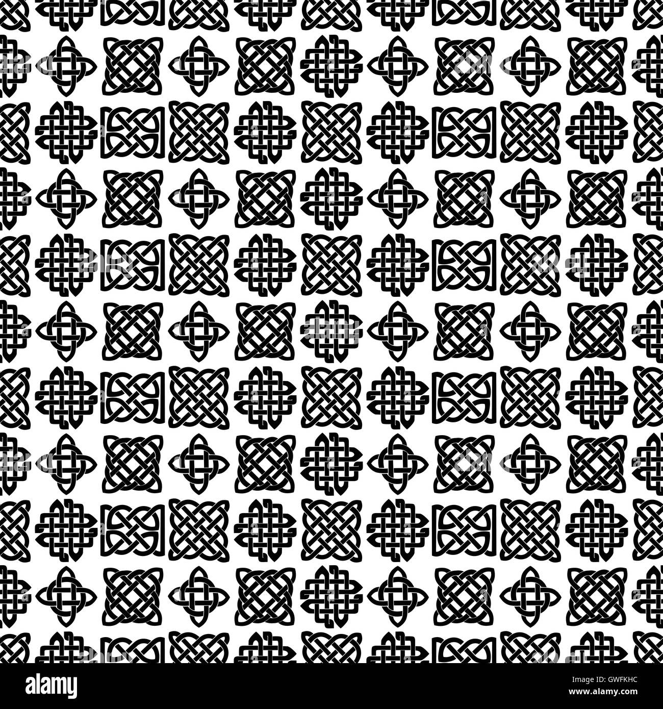Celtic knot seamless pattern Stock Vector Image & Art - Alamy