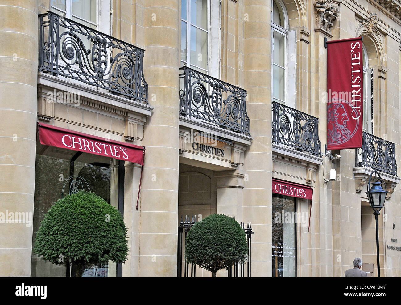 Christie's Matignon avenue Paris France Stock Photo - Alamy