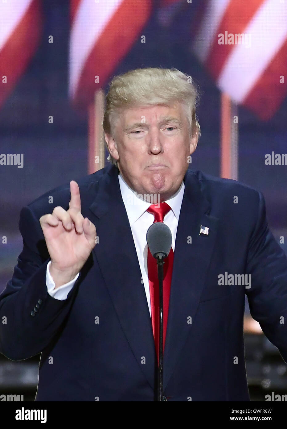 Cleveland, United States Of America. 21st July, 2016. Donald J. Trump ...