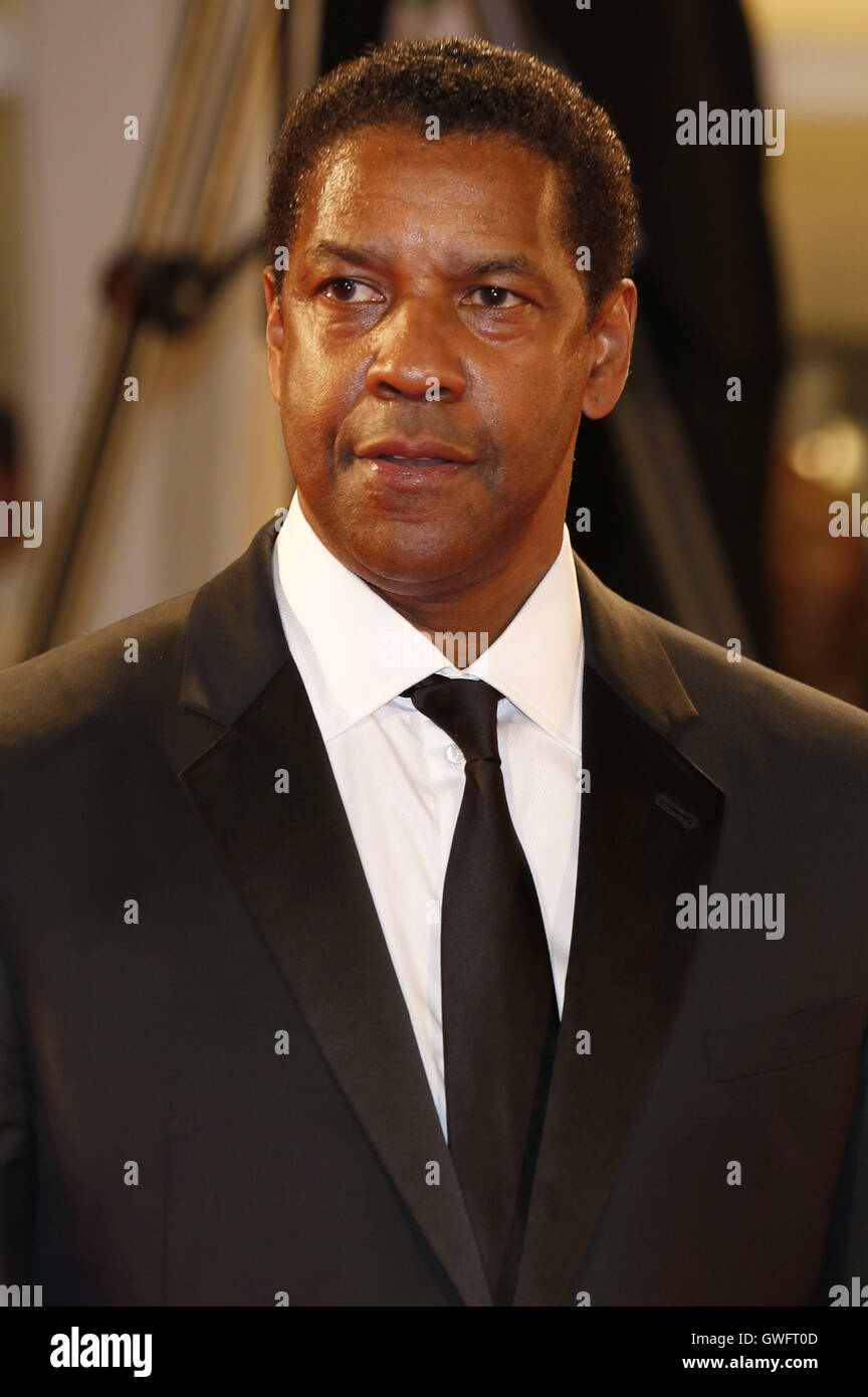 Venice, Italien. 10th Sep, 2016. Denzel Washington attending the 'The ...