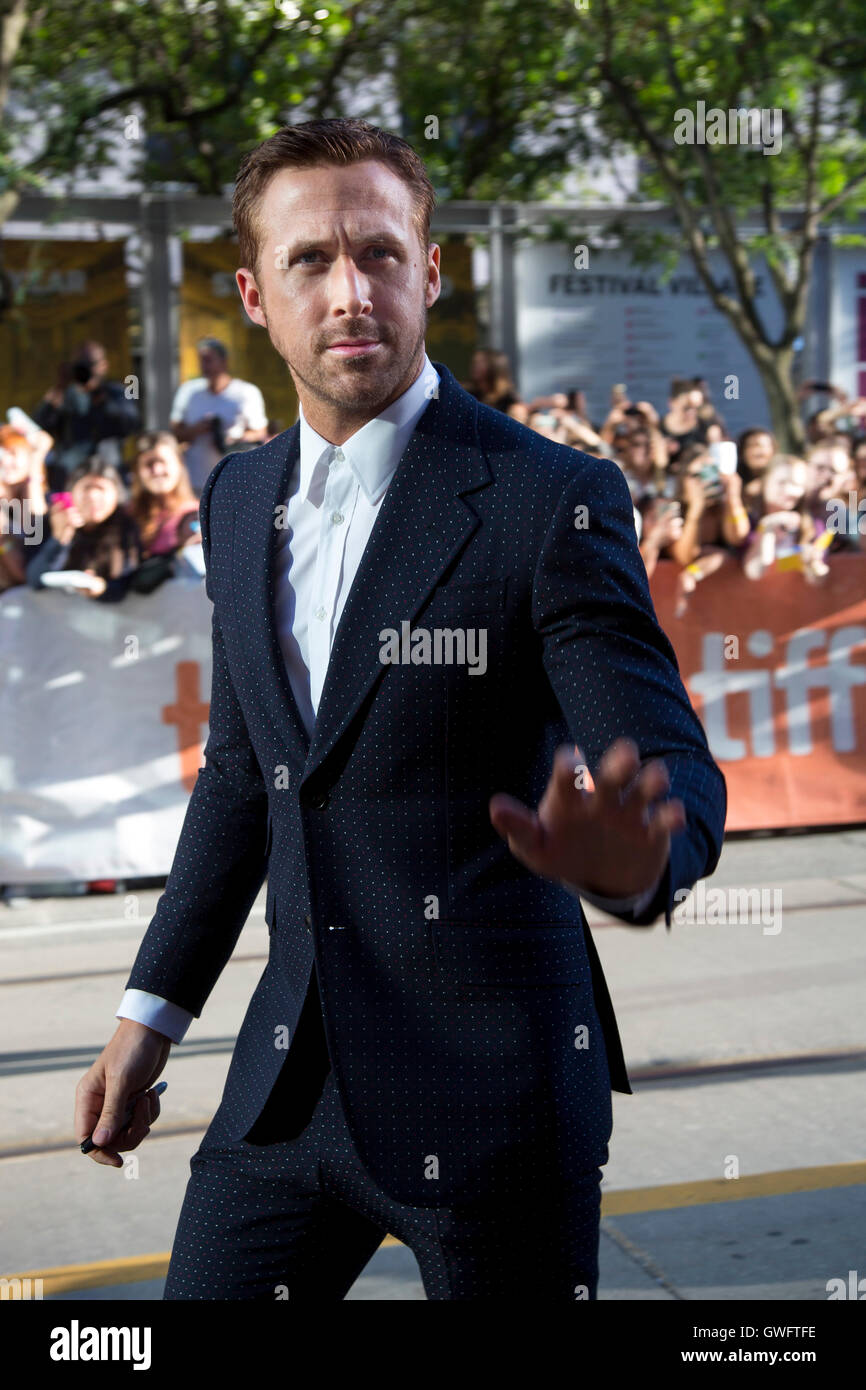 Toronto, Canada. 12th Sep, 2016. Actor Ryan Gosling attends the ...