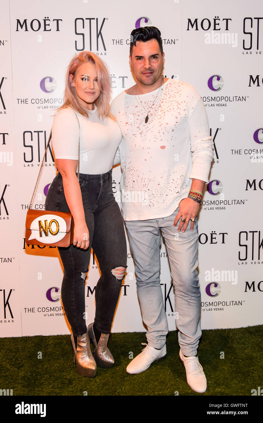 LAS VEGAS, NEVADA - SEPT. 12, 2016 Lacey Schwimmer and Frankie Moreno ...
