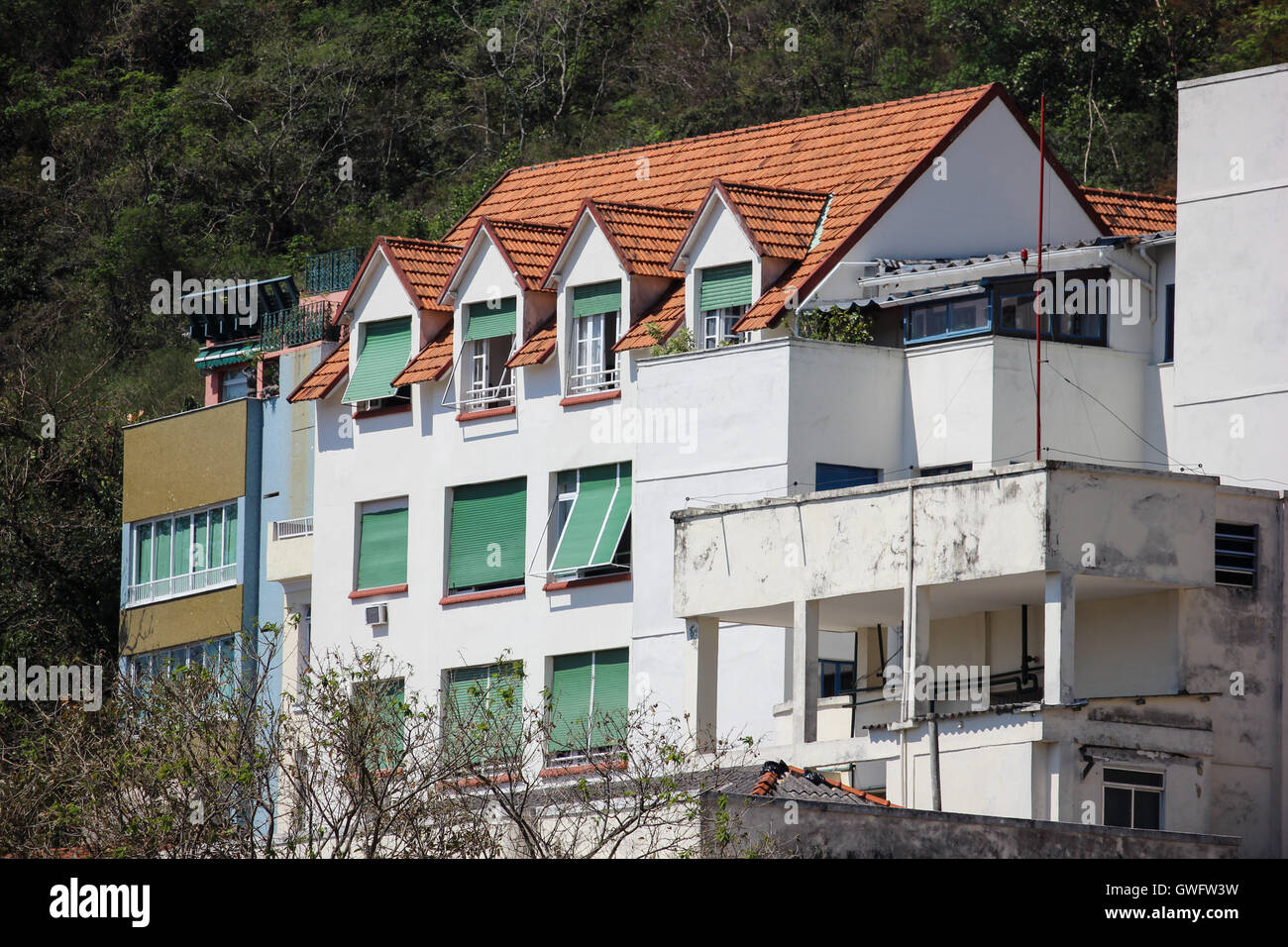 Rio de Janeiro, Brazil, 12 September, 2016: Colonial-style house in the ...