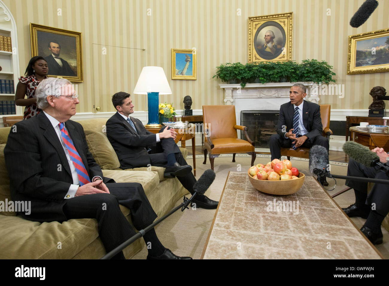 Washington DC, USA. 12th September, 2016. United States President ...