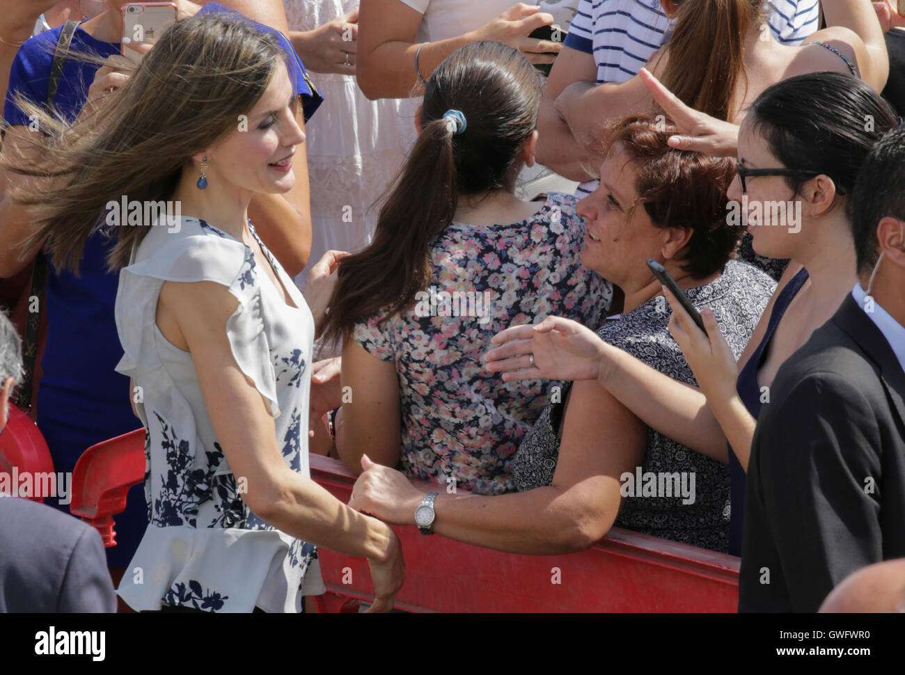 Almería, Spain. 13th Sep, 2016. Spanish Queen Letizia in Almería during ...