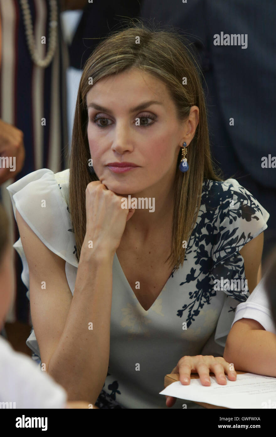 Almería, Spain. 13th Sep, 2016. Spanish Queen Letizia in Almería during ...