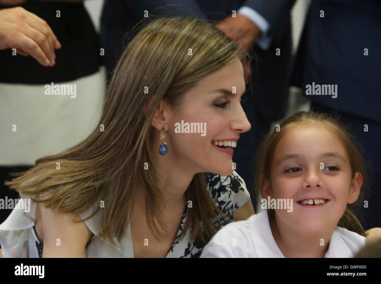 Almería, Spain. 13th Sep, 2016. Spanish Queen Letizia in Almería during ...
