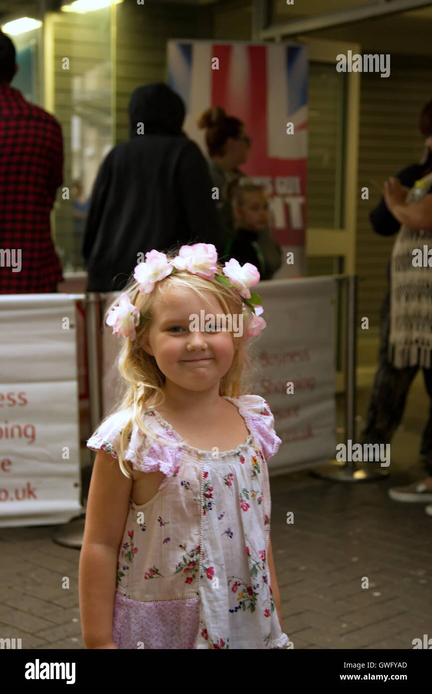 Swindon, UK. 13th Sep, 2016. Lily May Nolan after her audition at the ...