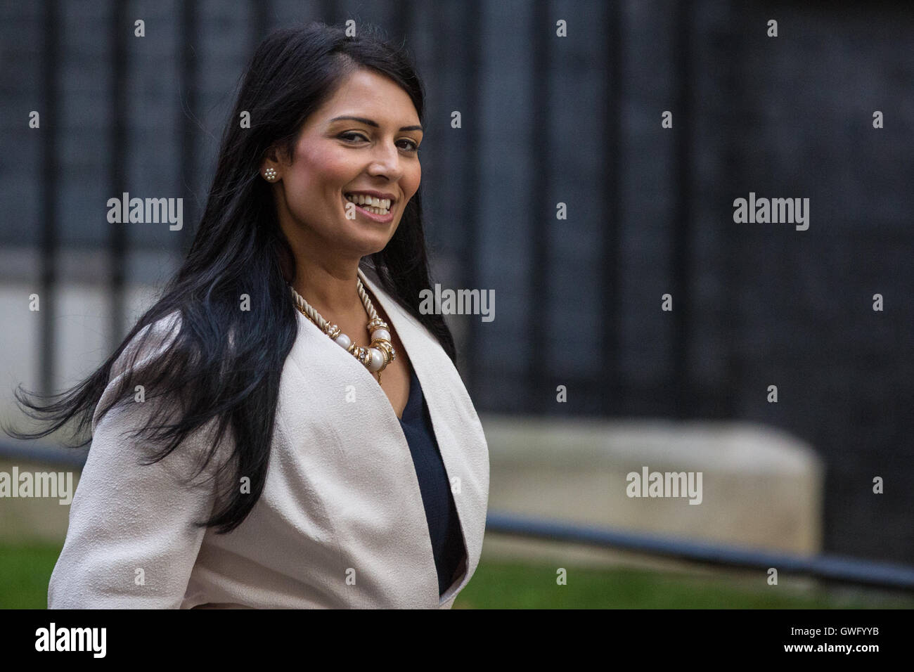International development secretary priti patel leaves 10 downing street hi-res stock ...